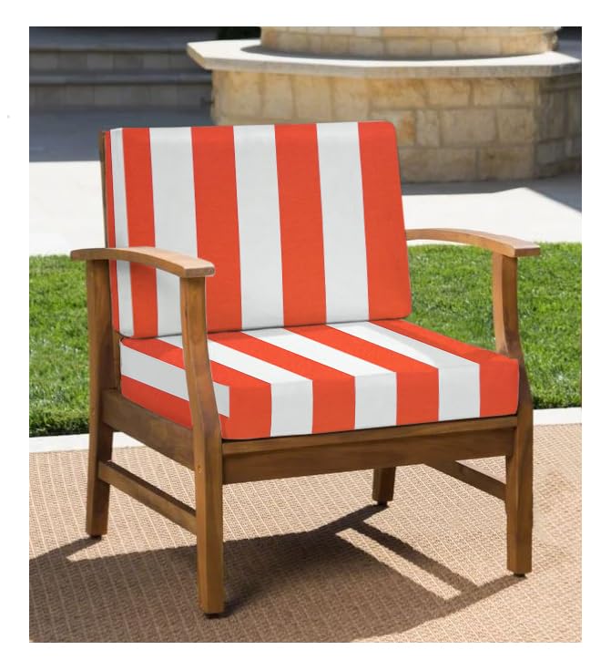 RSH Décor Indoor Outdoor All Weather Club Lounge Chair Deep Seat Cushi ...