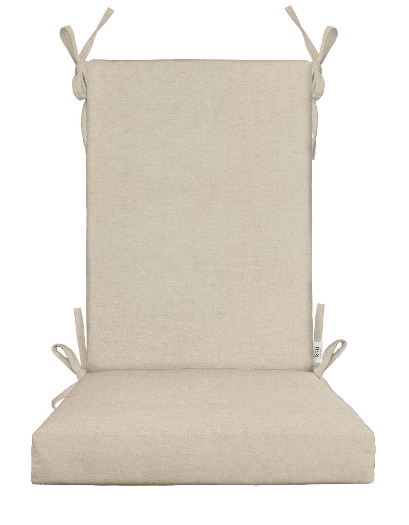 Sunbrella Cast Neutrals Foam Rocker Rocking Chair Cushions – RSH Decor