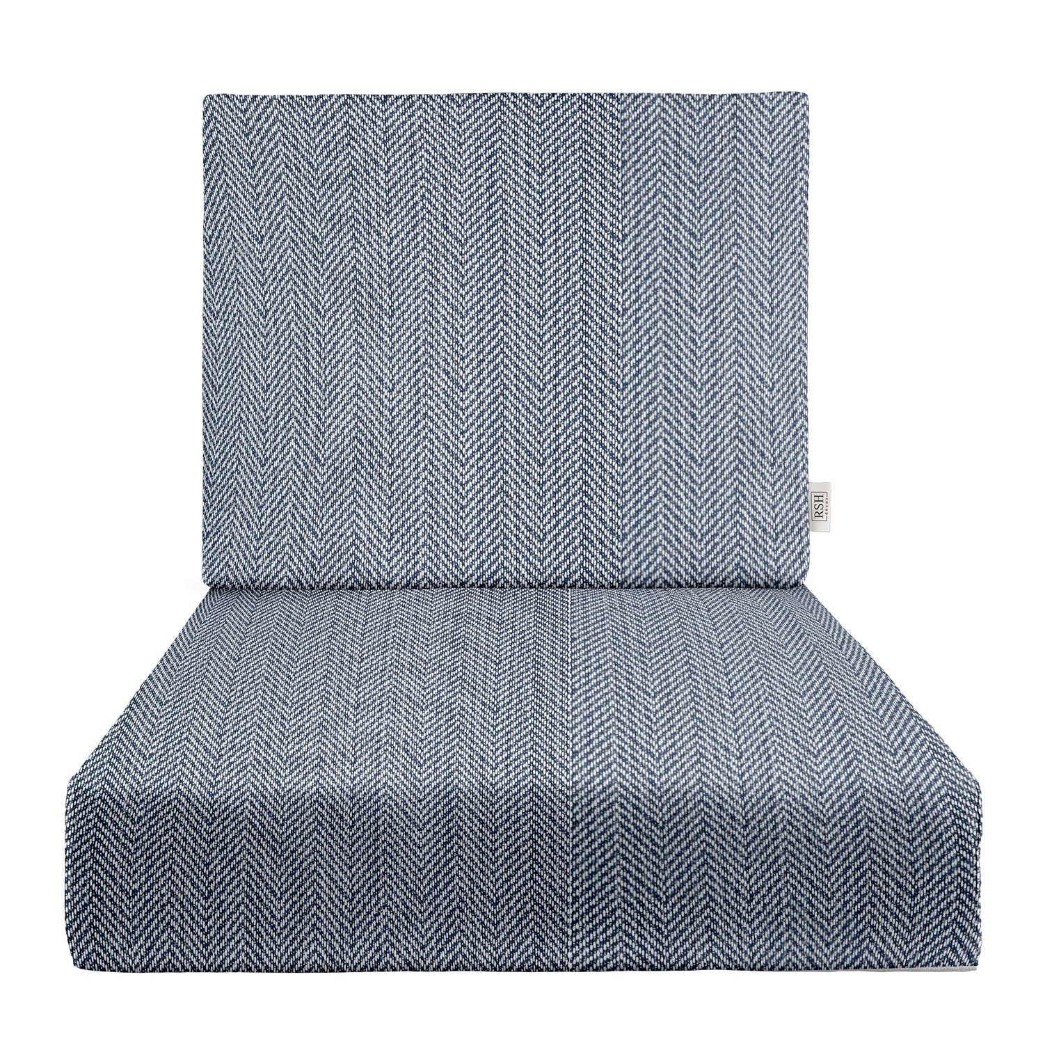 Sunbrella Designer Fusion Posh Deep Seating Foam Back Chair Cushion Se ...